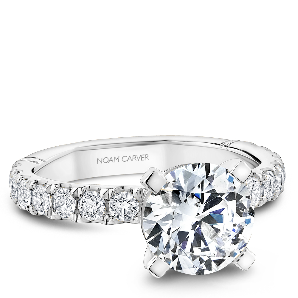 Noam Carver Atelier Mountings Engagement Ring - A012-01WS-FCYA