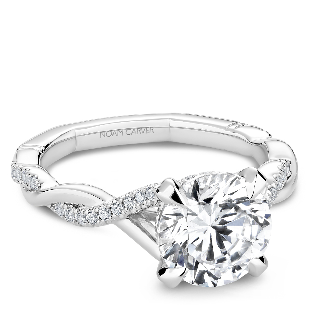 Noam Carver Atelier Mountings Engagement Ring - A046-01WS-FCYA