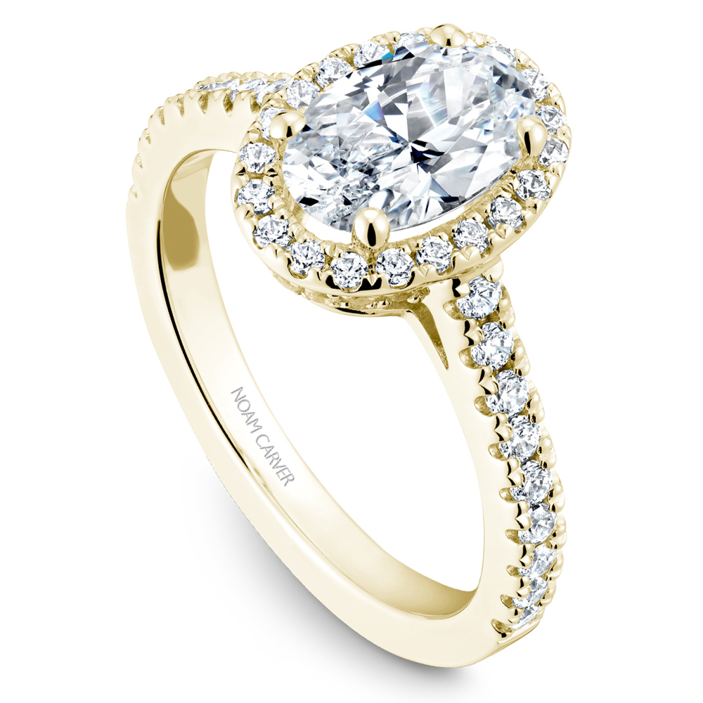 Noam Carver Semi Mount Engagement Ring - B034-04YS-FCYA
