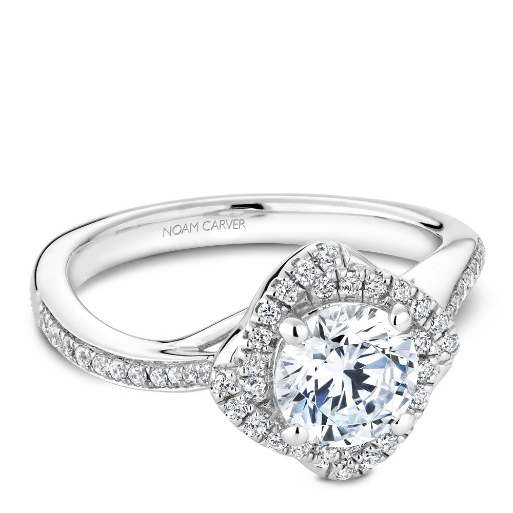 Noam Carver Semi Mount Engagement Ring - B176-01WS-100A