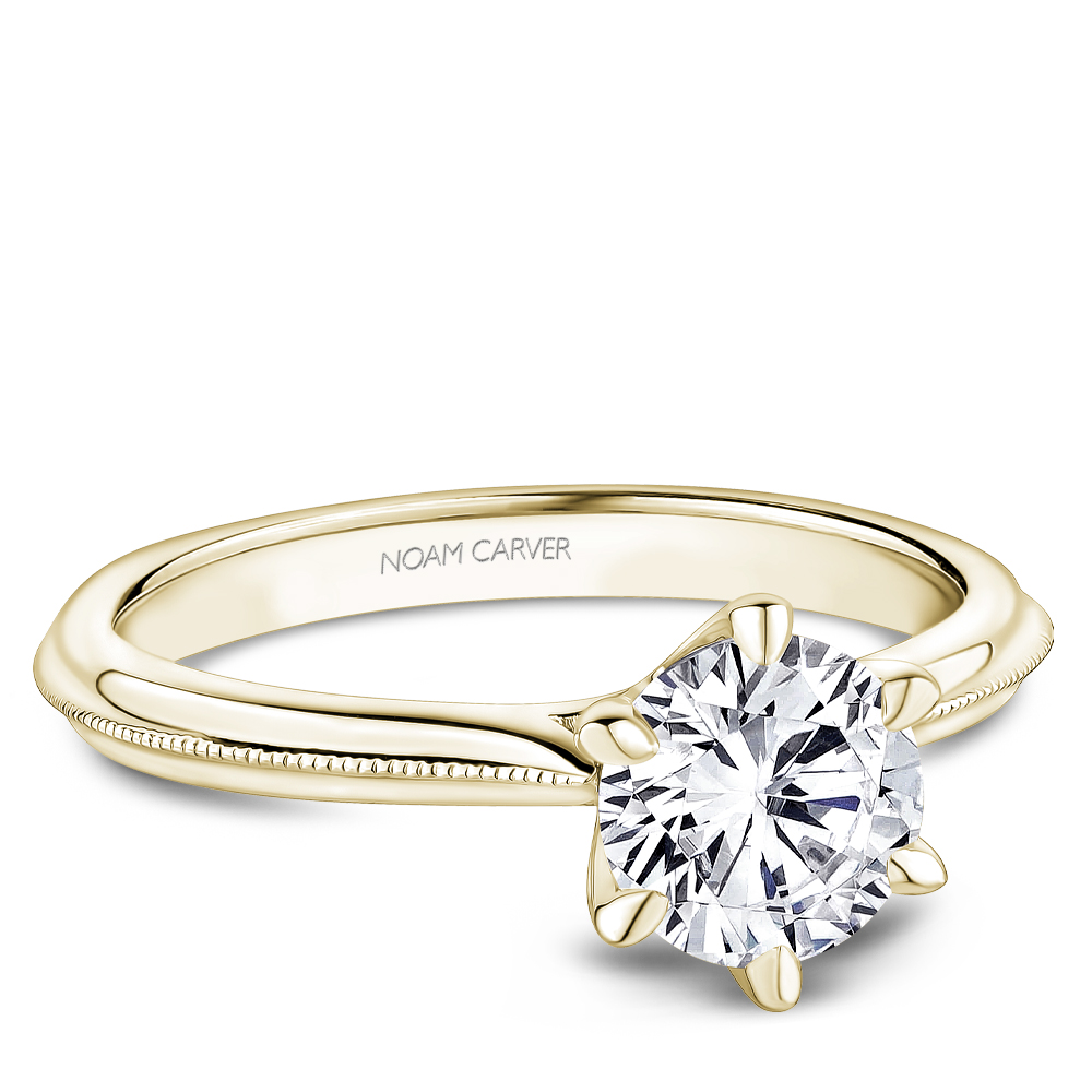 Noam Carver Semi Mount Engagement Ring - B247-04YS-100A