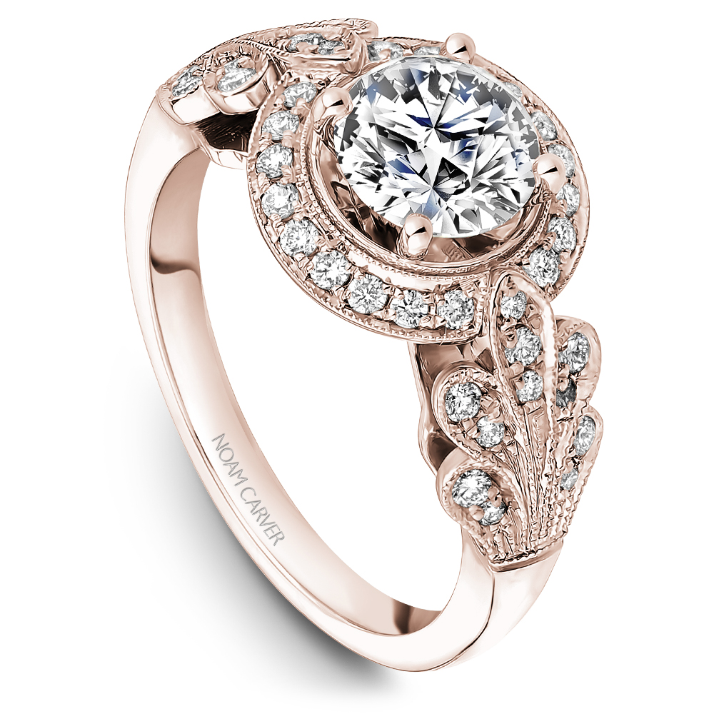 Noam Carver Semi Mount Engagement Ring - B517-01RS-100A
