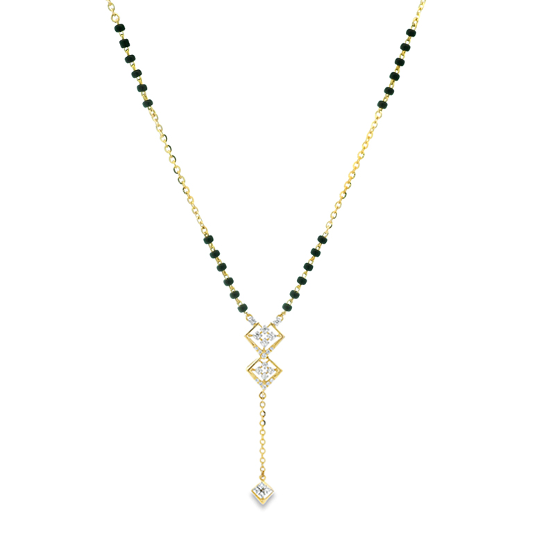 Diamond Mangalsutra Necklace | Gold Chain Mangalsutra Pendants