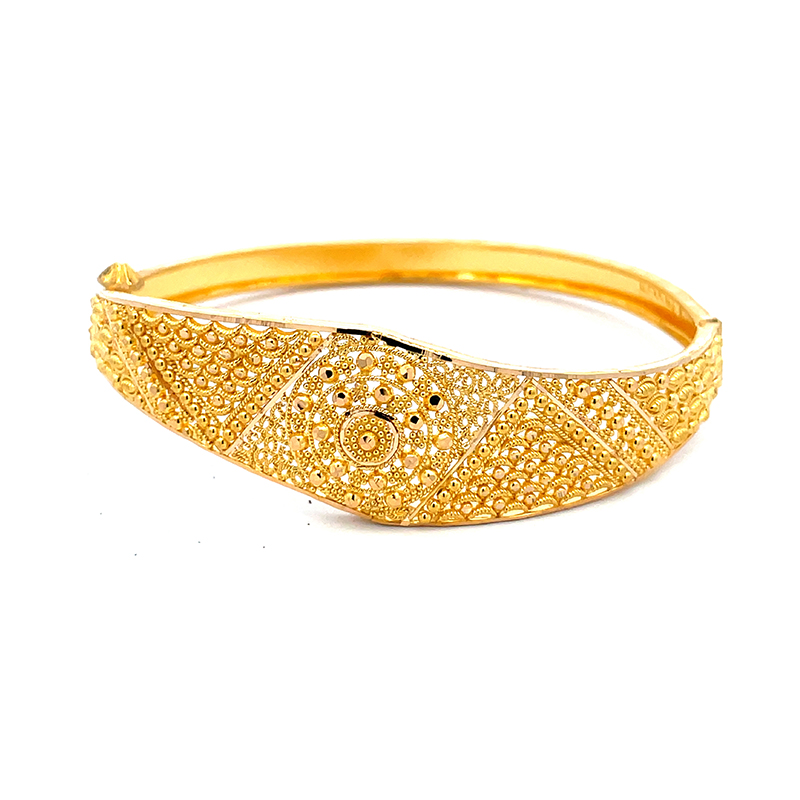 Single Kada Bangles for Her | Ladies Gold Designer Bangle in CA, USA
