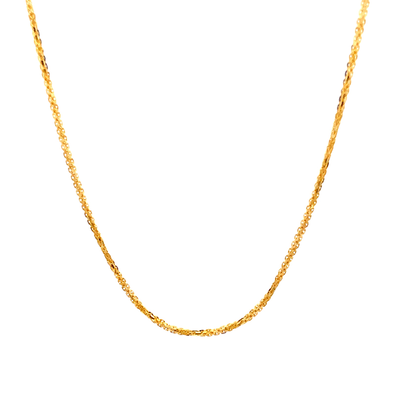 22K Gold Double Box Chain - HMC-584